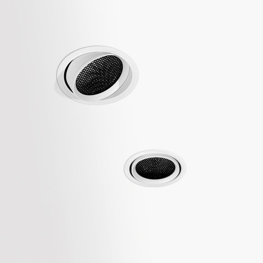 WELLIT S Recessed LED adjustable aluminium spotlight By Arkoslight | design Rubén Saldaña