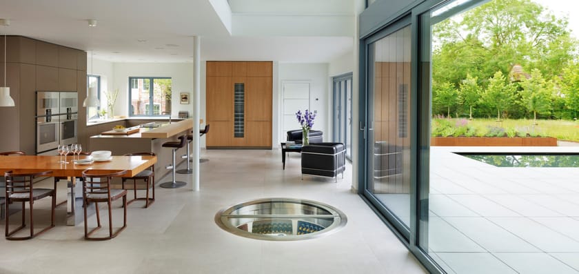 Wine cellar WHITE SPIRAL CELLAR By Spiral Cellars design Georges Harnois