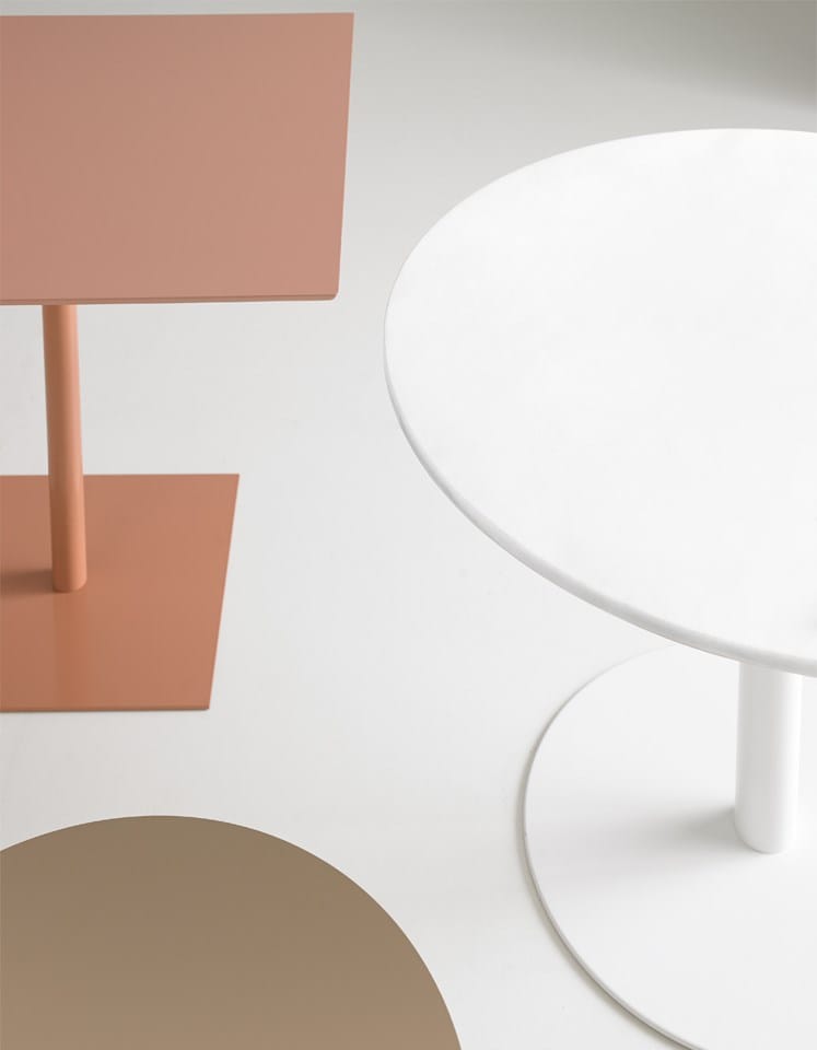 WIDE | Square table Square MDF table By Mobboli