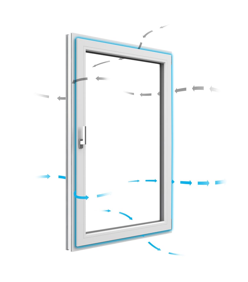 WINDAIR Perimeter micro-ventilation system By Oknoplast