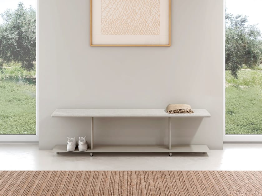 WING Fabric bench By Systemtronic | design Mario Ruiz