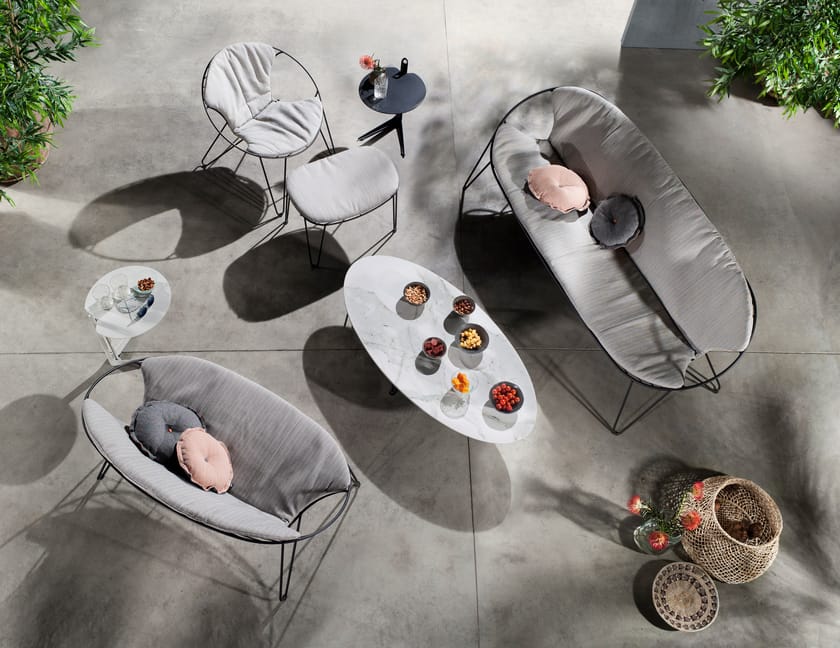 WIRE | 3 seater garden sofa Wire Collection By Joli design Mathias De Ferm