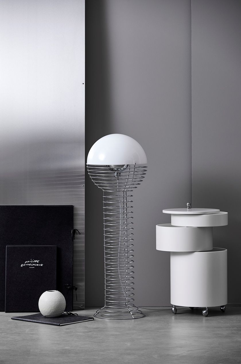 WIRE Steel floor lamp By Verpan