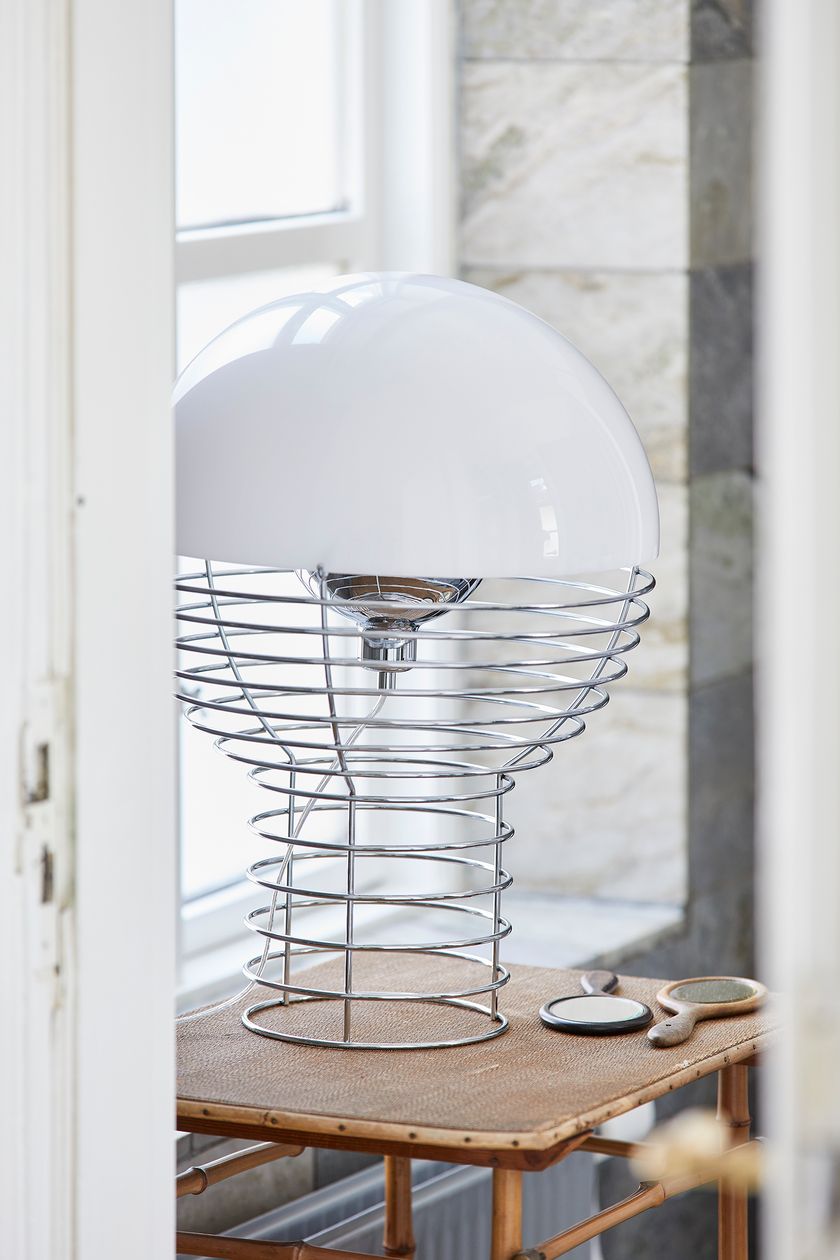 Steel table lamp WIRE | Table lamp Wire Collection By Verpan design ...