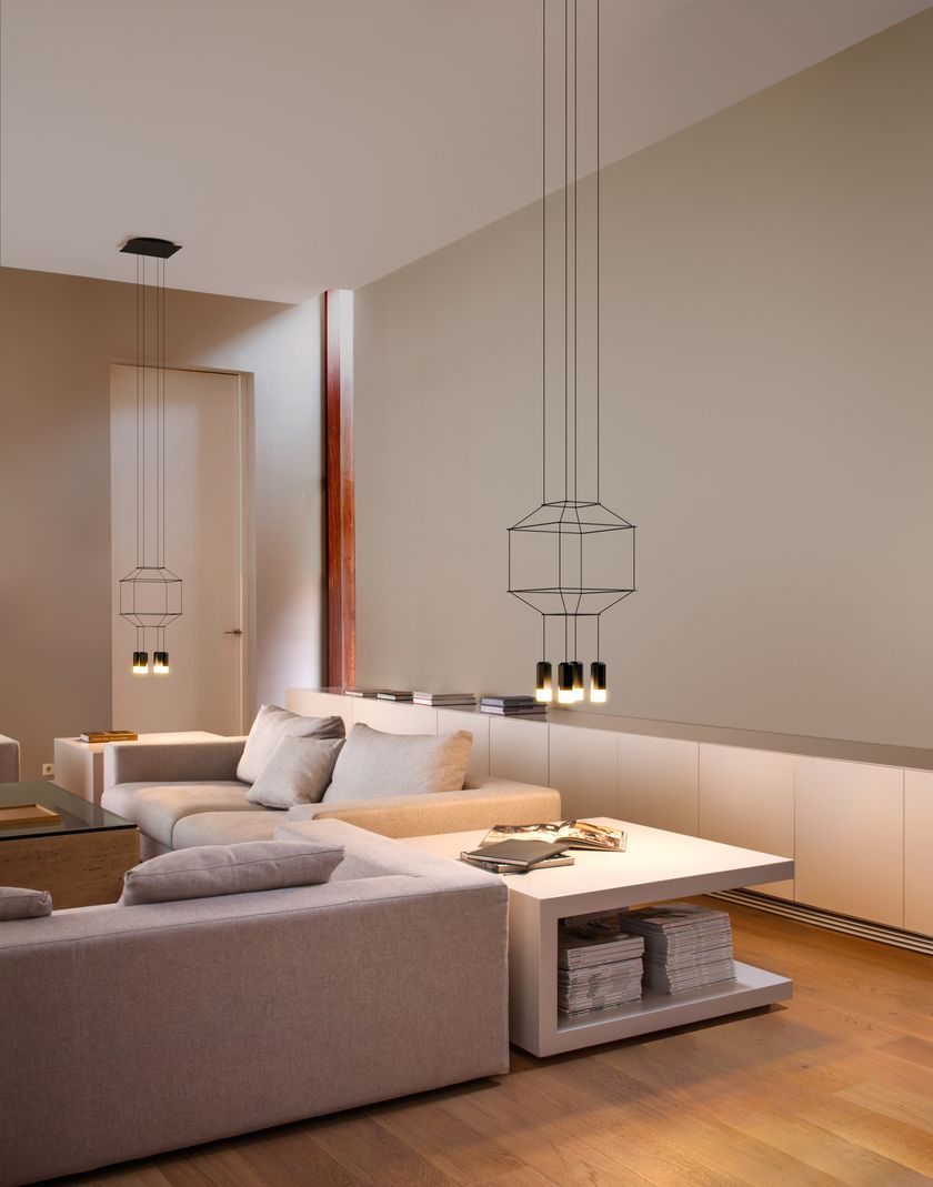 WIREFLOW 0302 / 0402 pendant lamp By Vibia design Arik Levy