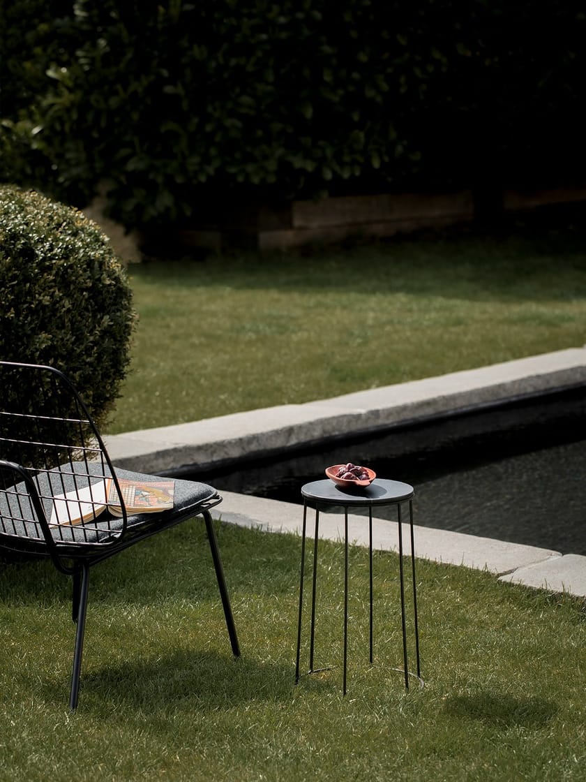 WM STRING LOUNGE CHAIR Steel easy chair By MENU | design Studio WM