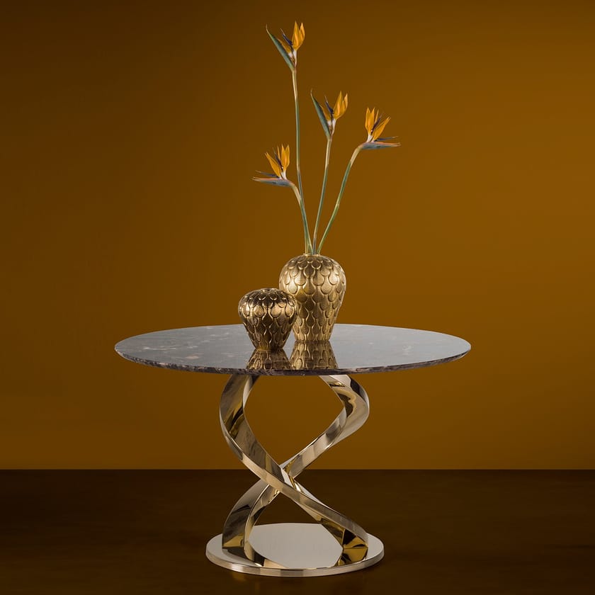 WOMAN | Tavolo in marmo Dark Emperador By VILLARI