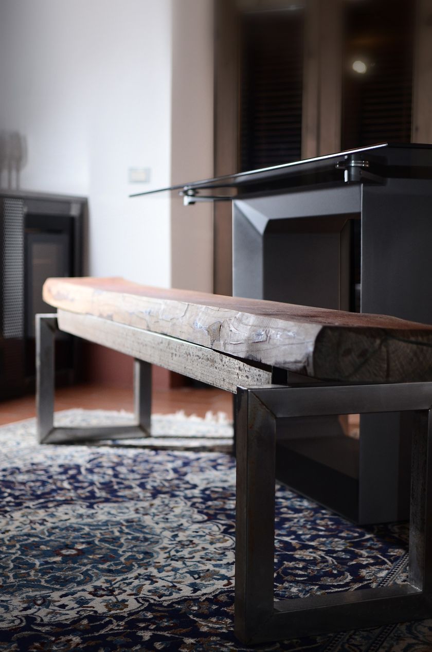 Sitzbank aus massivem Holz WOOD By GARDA DESIGN