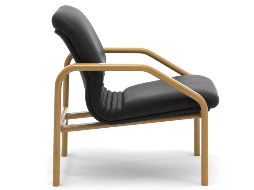 WOODLINE Loungesessel aus Multischicht und Stoff mit Armlehnen By Leyform