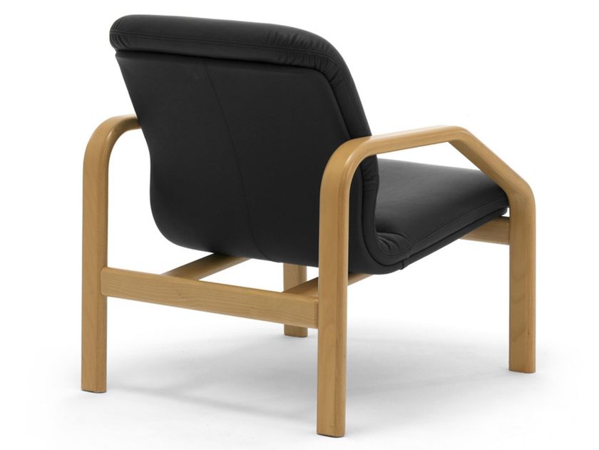 WOODLINE Loungesessel aus Multischicht und Stoff mit Armlehnen By Leyform
