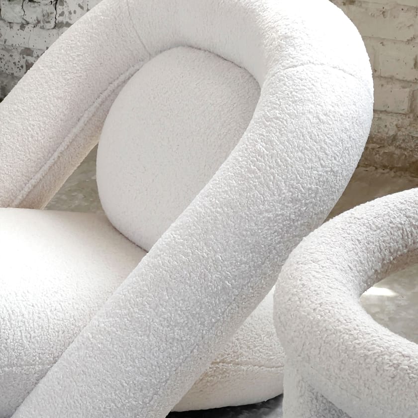 BUN Fabric armchair By WOO