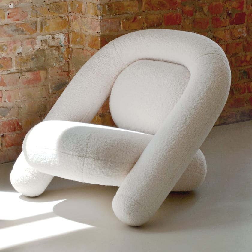 BUN Fabric armchair By WOO