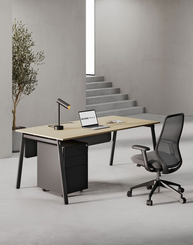 AVA MDF executive desk with drawers By WORKSPACE