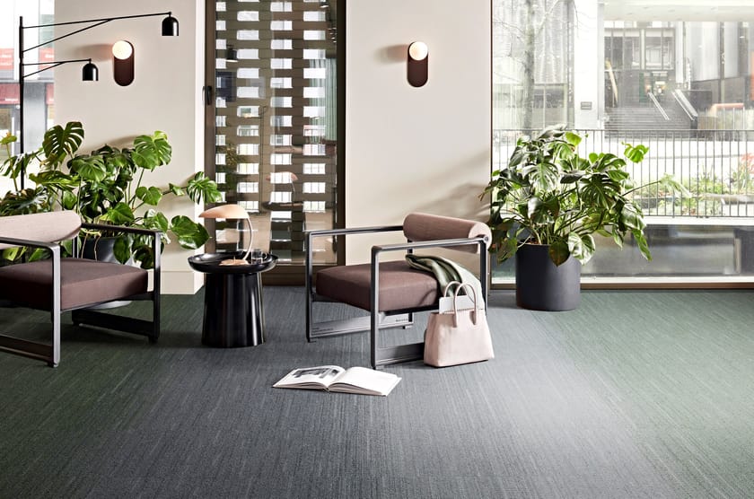 Nylon® carpet tiles WOVEN GRADIENCE By Interface®