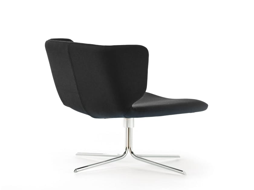 WRAPP | Easy chair with 4-spoke base By Viccarbe design Marc Krusin