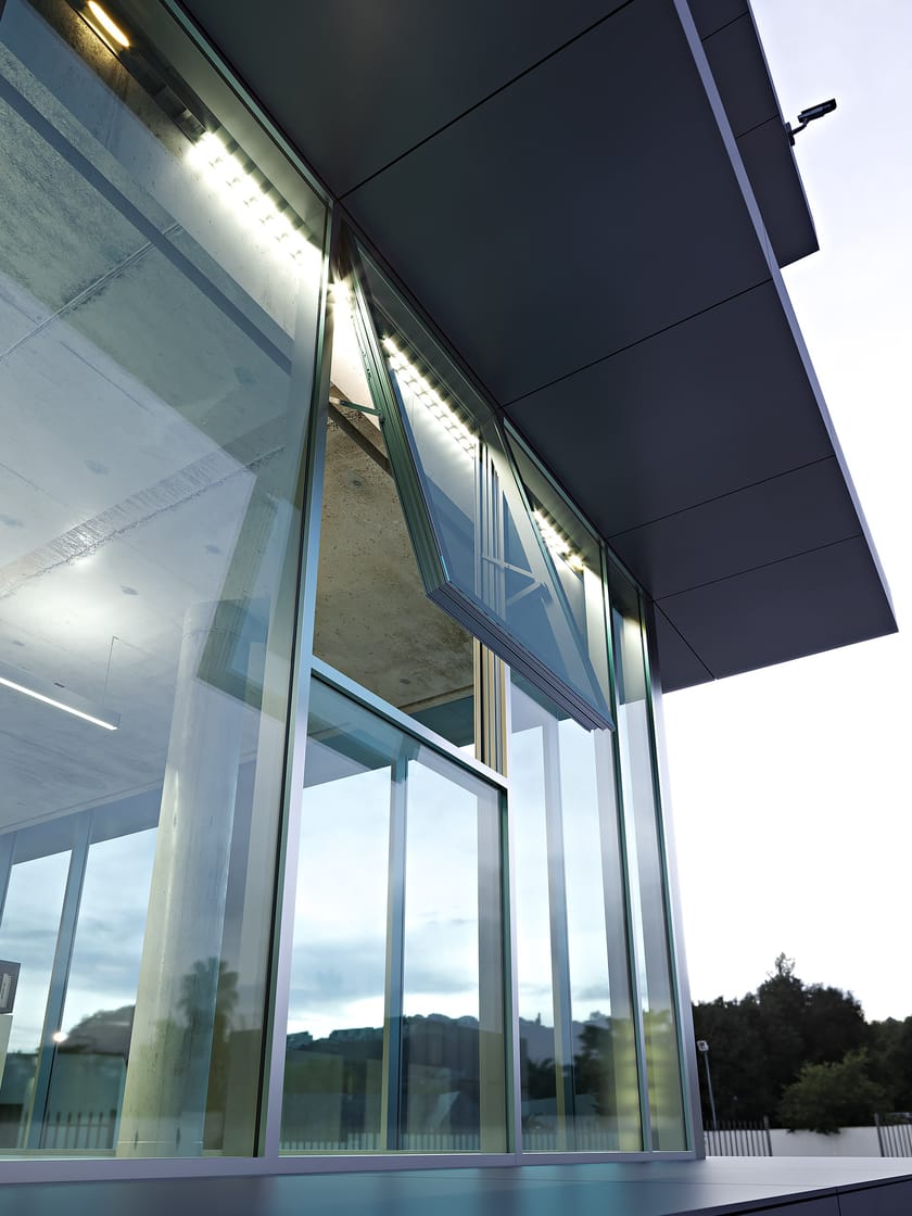 Sistema per facciata continua in alluminio e vetro WS50PG - Ponzio ...