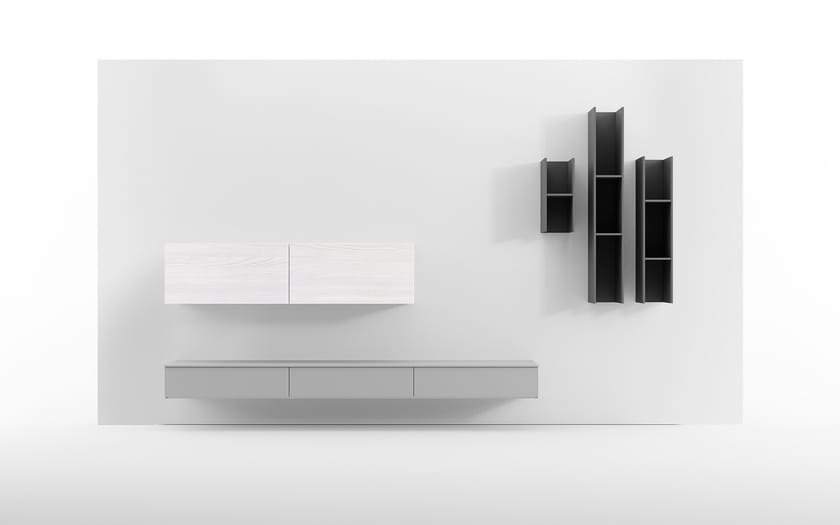 Wall-mounted base units By Cinquanta3