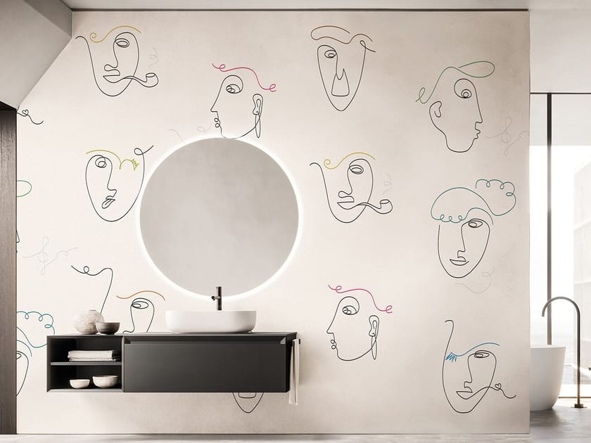 PORTRAITS Carta da parati PVC free, eco-friendly, lavabile By ...