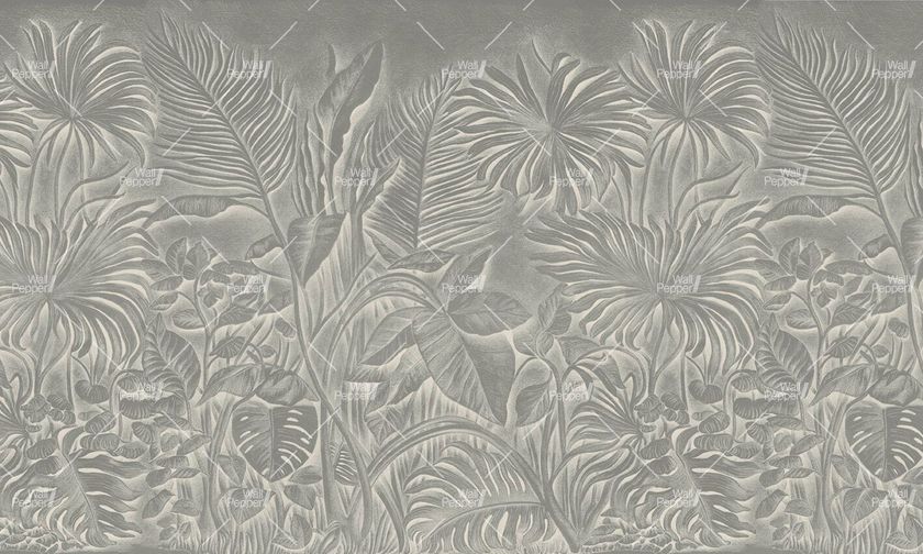 TANGLED JUNGLE PVC free, eco-friendly, washable wallpaper By WallPepper