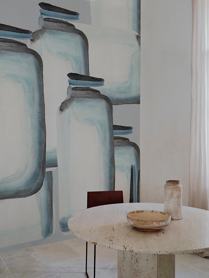 OUTLINES Wallpaper with d.ecodura™ backing By Wall&decò