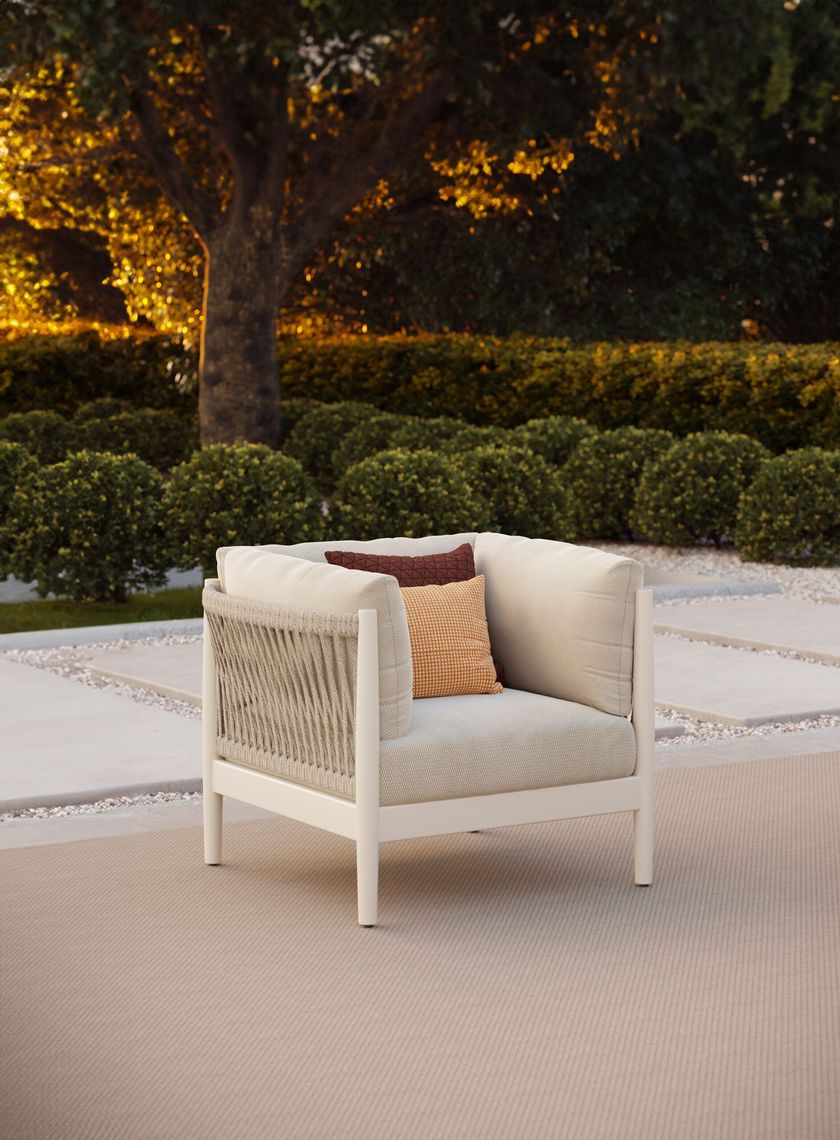 GEORGICA ALUMINIUM Garden armchair By Walters