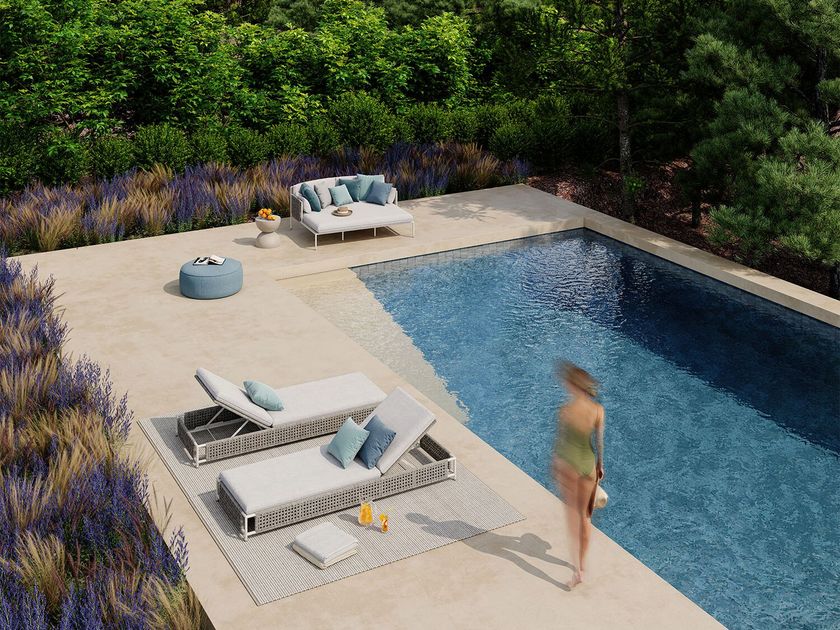 SUMMER Lettino da giardino By Walters