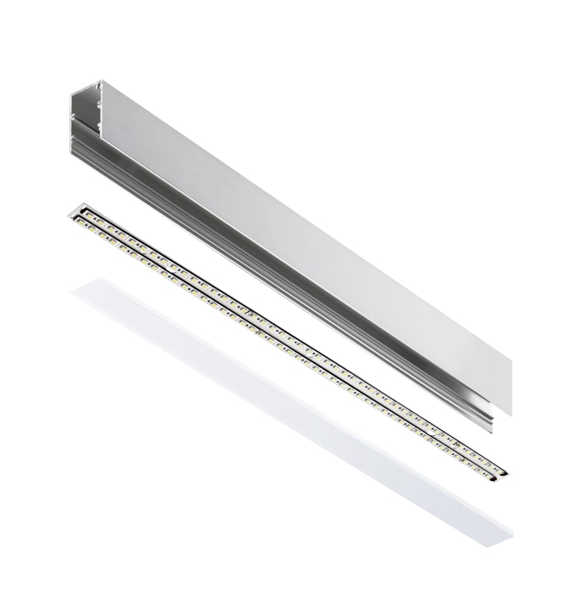 STRIPE SYSTEM FRAMELESS Linear lighting profile By WayPoint