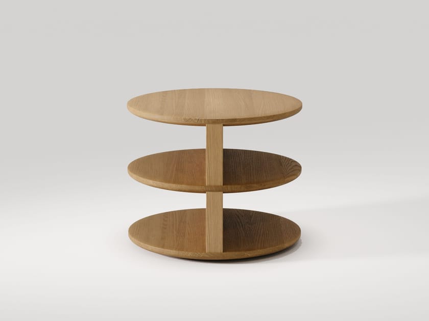 TRIPLEX Oak coffee table / bedside table By Wewood