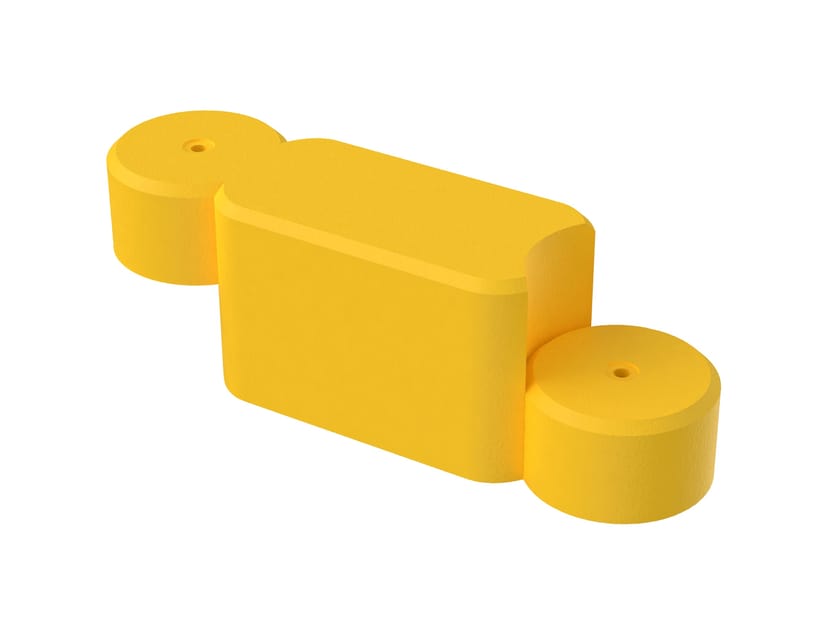 Street curb Traffic divider barrier, speed hump / Wheel stop parking ...