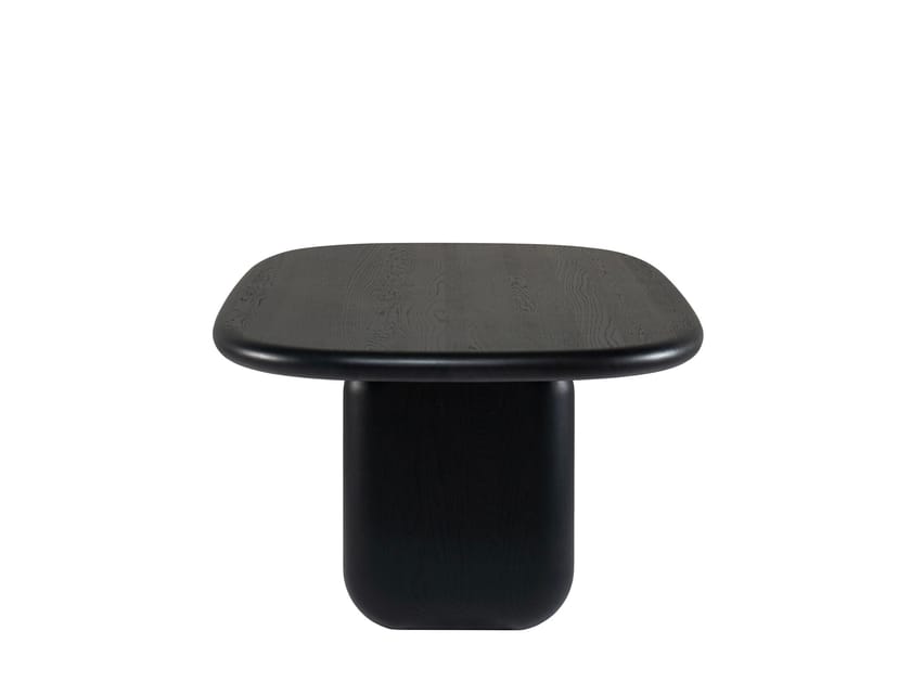 CAIRN Oval wooden dining table By Woak | design Matteo Zorzenoni