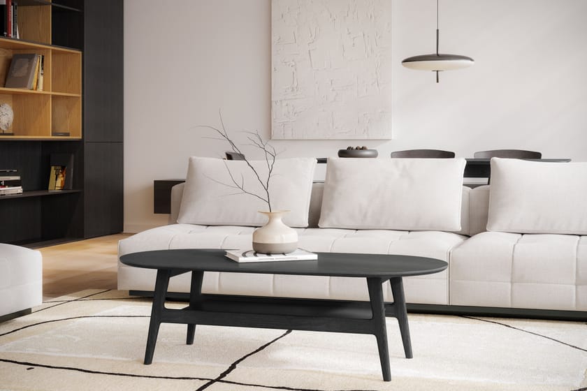 CURVED Coffee table By Woodman
