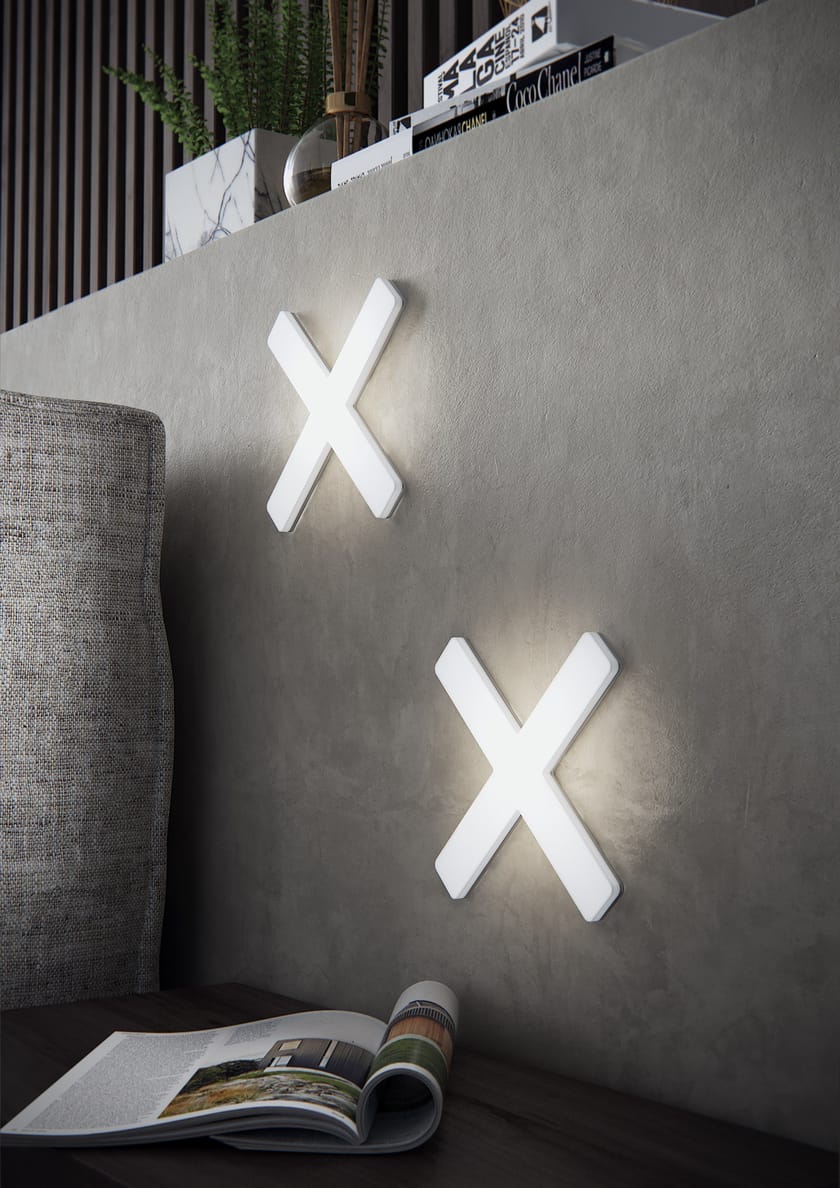 Aluminium Furniture lighting X-SIGN 4F By Domus Line