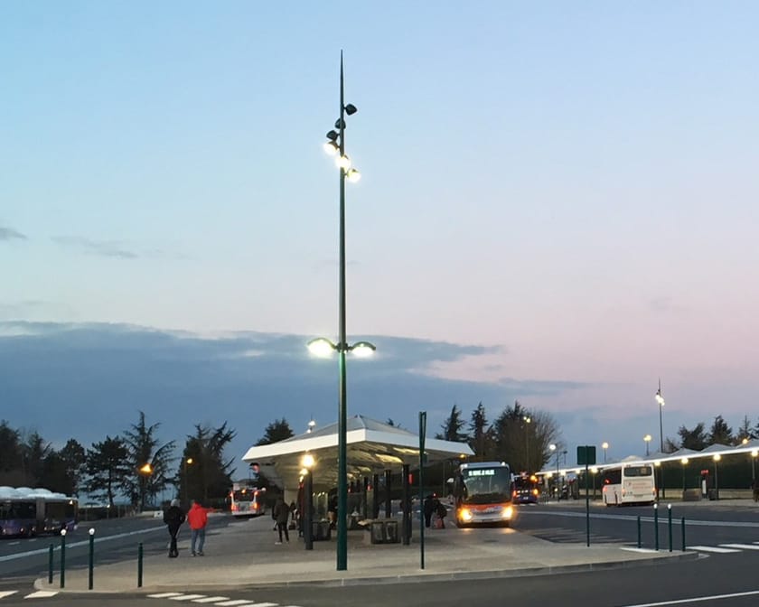 XEON LED aluminium street lamp By GHM-ECLATEC