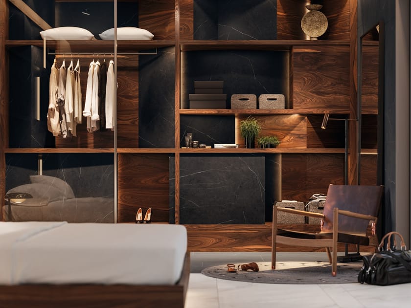 Pavimento/rivestimento effetto marmo XTONE LIEM BLACK - Porcelanosa