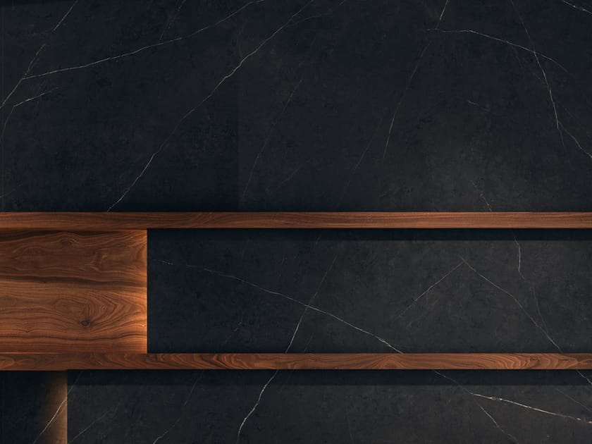 Pavimento/rivestimento effetto marmo XTONE LIEM BLACK - Porcelanosa