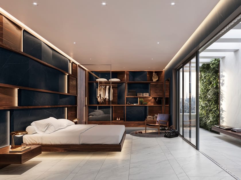 Pavimento/rivestimento effetto marmo XTONE LIEM BLACK - Porcelanosa