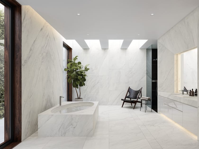 Pavimento/rivestimento effetto marmo XTONE LIEM BLACK - Porcelanosa