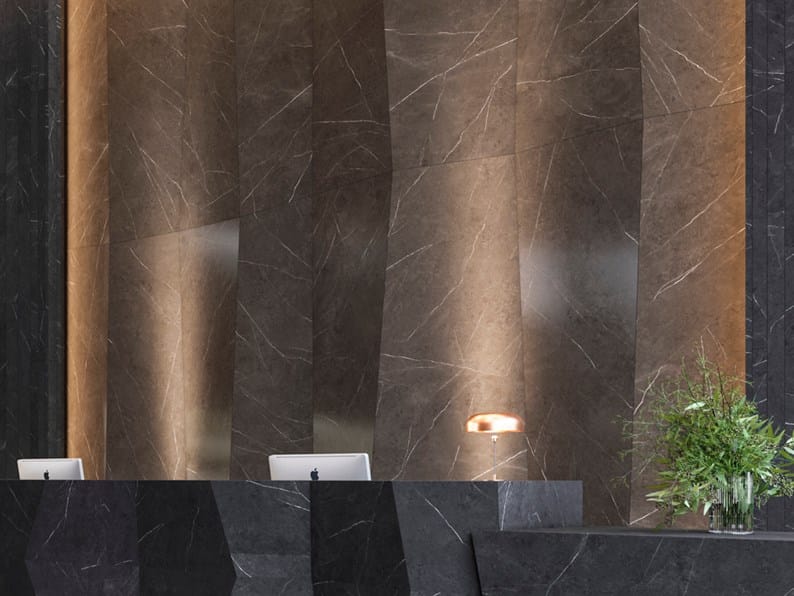 Pavimento/rivestimento effetto marmo XTONE LIEM DARK Collezione XTONE By URBATEK