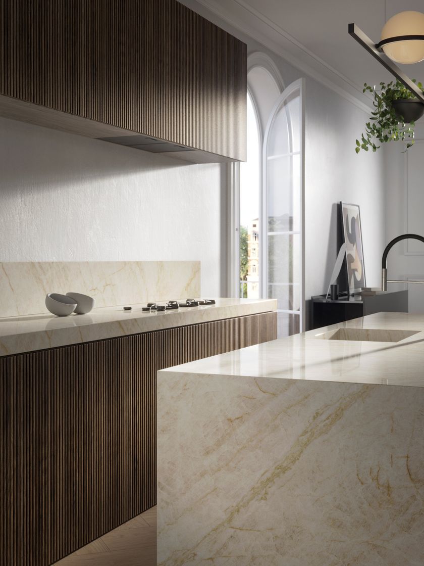 Porcelain stoneware wall/floor tiles with marble effect XTONE - TAJ ...