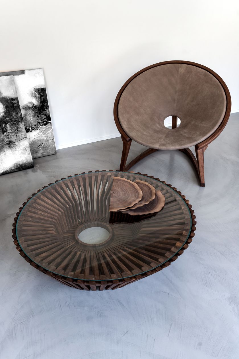 YIN & YANG | Mesita Colección Yin & Yang By Riva 1920 diseño Steve Leung