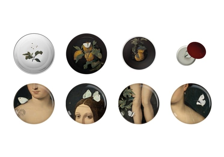 Set di piatti in melamina YUAN EDEN Collezione Faux-Semblants By IBRIDE ...