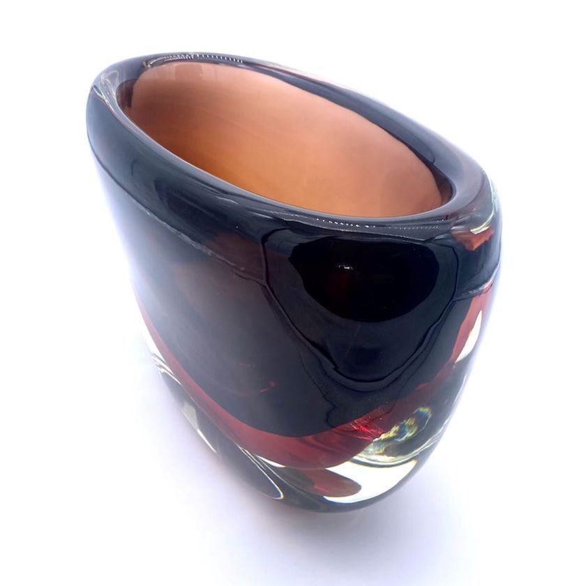 BASIN Handmade Murano glass vase By YourMurano