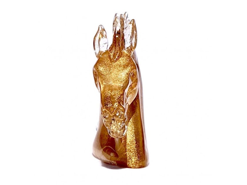BUCEFALO Handmade Murano glass sculpture By YourMurano