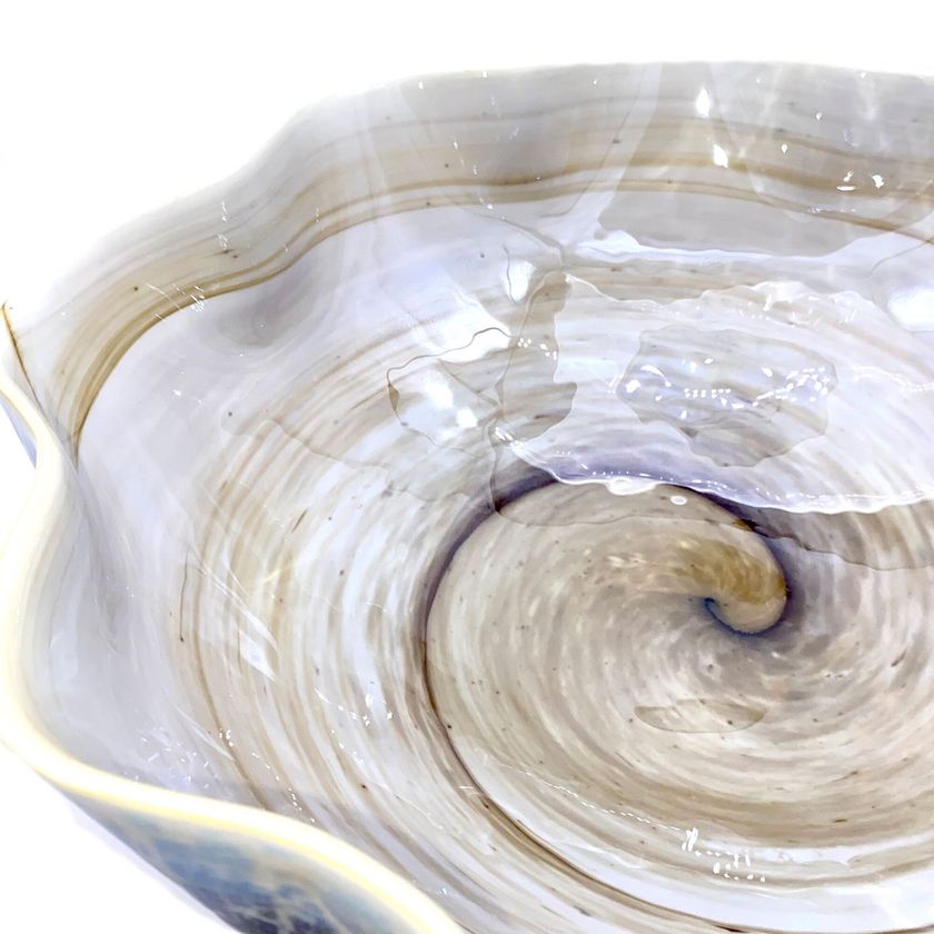 CONCHA Handmade Murano glass bowl By YourMurano
