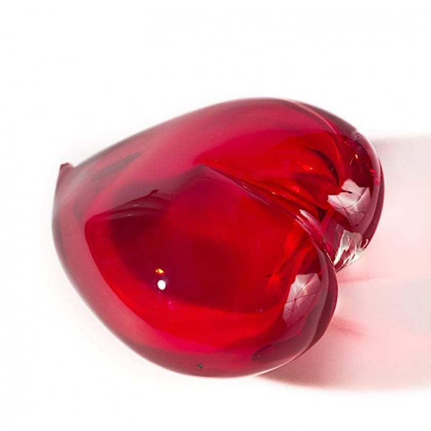 EROS Cuore in vetro di Murano fatto a mano By YourMurano
