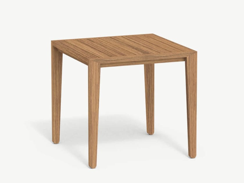 ZANIA Square iroko garden table By RODA
