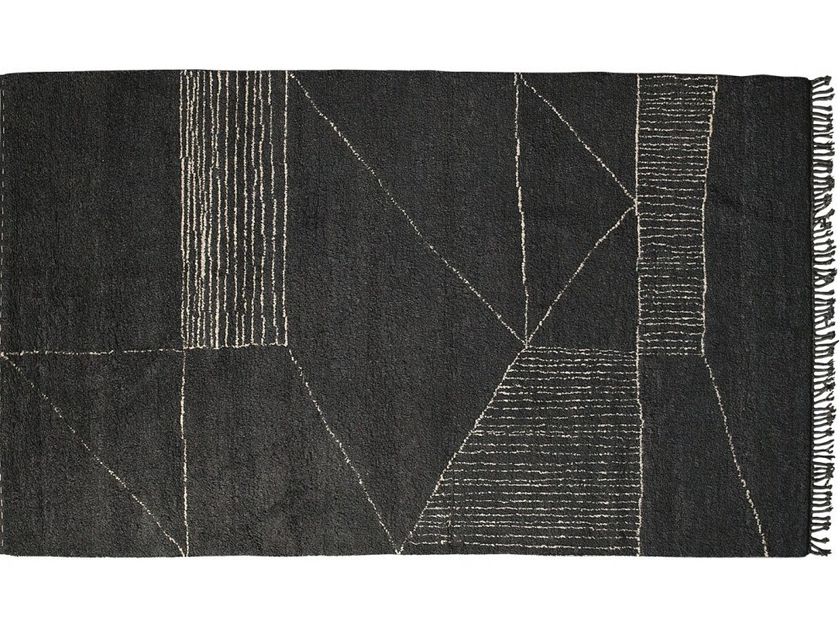 Patterned handmade wool rug BAXTER - BERBÈRE PATTERN A By Archiproducts.com