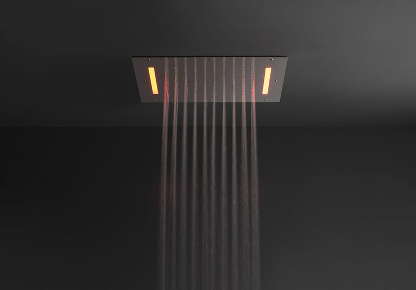 SHIRÒ SKYRAIN Ceiling mounted overhead shower By ZAZZERI | design Daniele Bedini