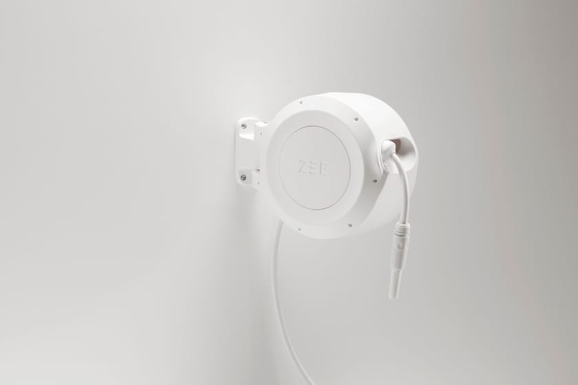 MIRTOON 10M WHITE Plastic hose reel By ZEE