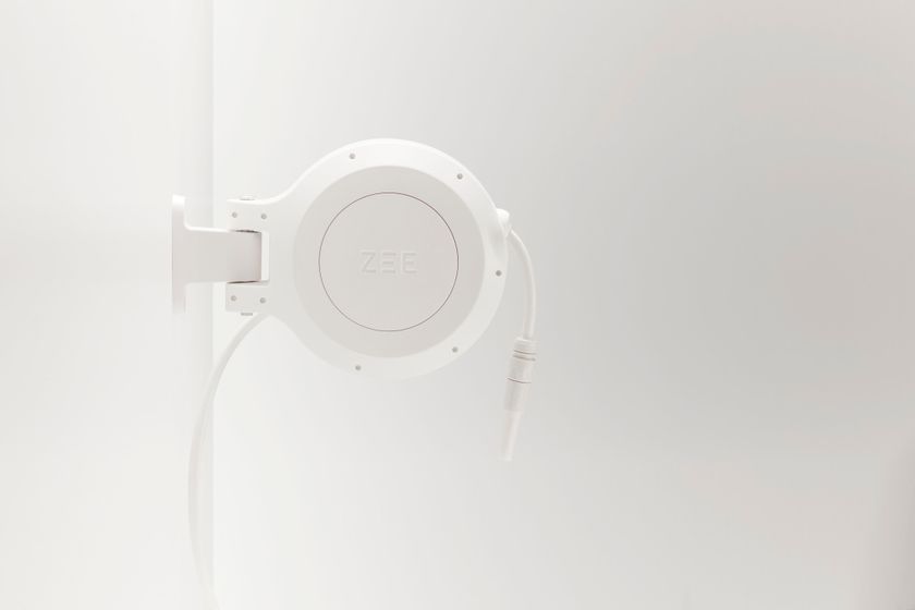 MIRTOON 10M WHITE Plastic hose reel By ZEE